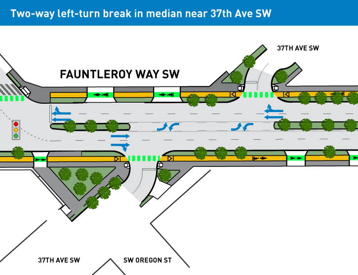 SDOT announces final design for Fauntleroy Way SW Boulevard Project ...